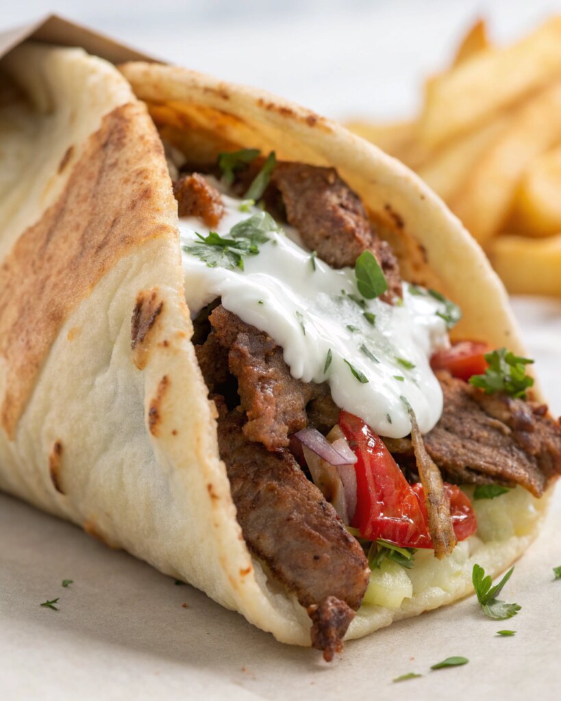 Beef Gyros with Tzatziki Sauce – Greek Recipes for Dinner - Lina Recipes