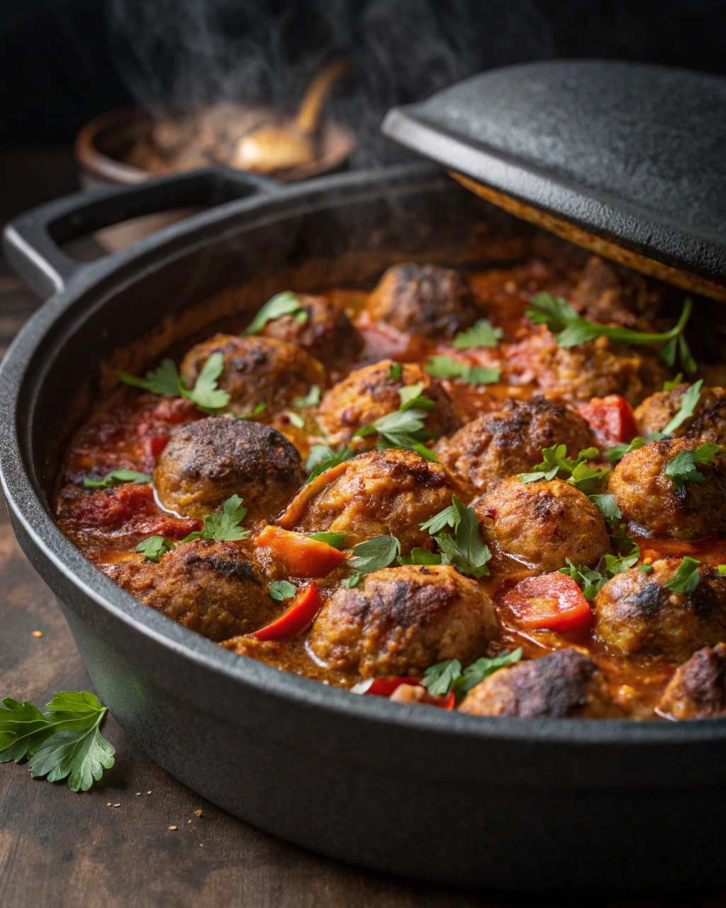 Moroccan Turkey Meatball Tagine – Exotic Recipes for Dinner - Lina Recipes
